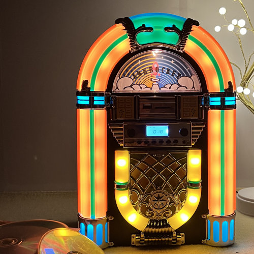 Arkrocket Audio Arkrocket Tabletop Mini Jukebox CD Player & Reviews | Wayfair